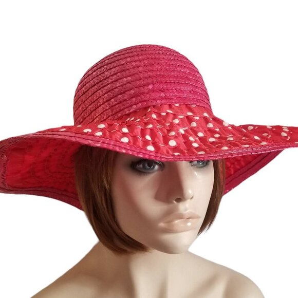 betmar | Accessories | Vintage Betmar Made In Italy Red White Polka Dot ...